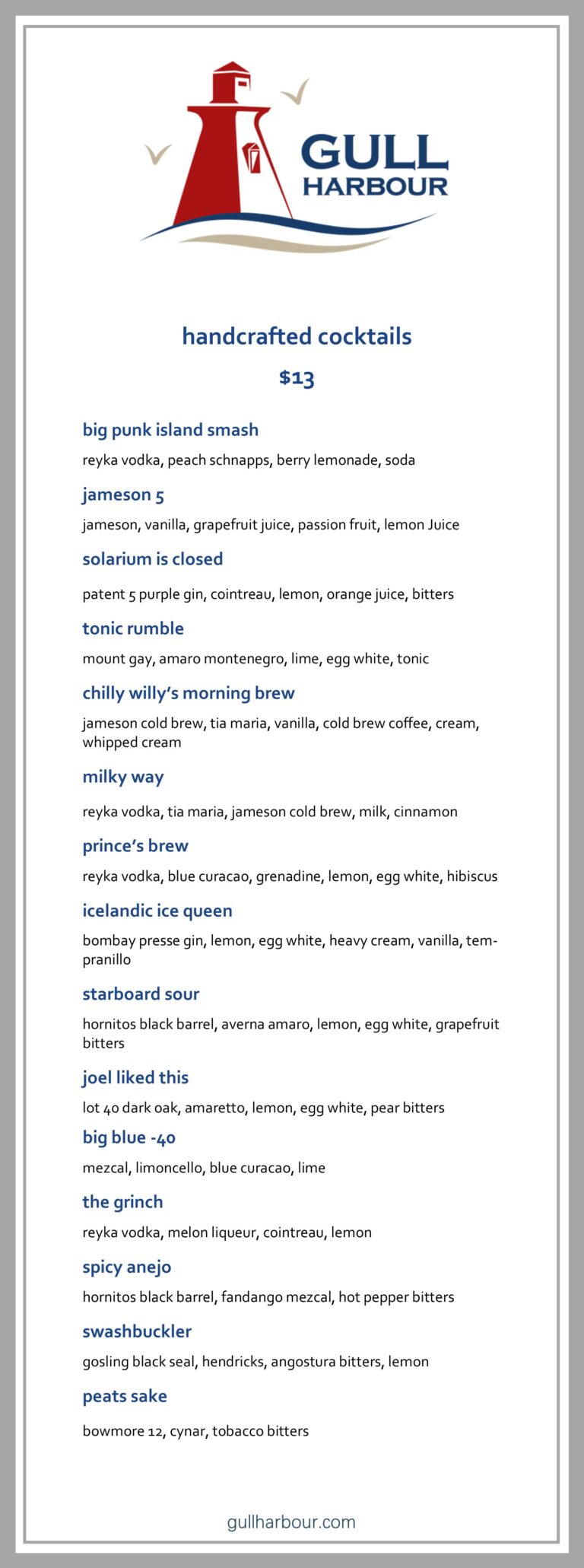 The Lighthouse Inn — Restaurant + Lounge – Gull Harbour Marina and ...