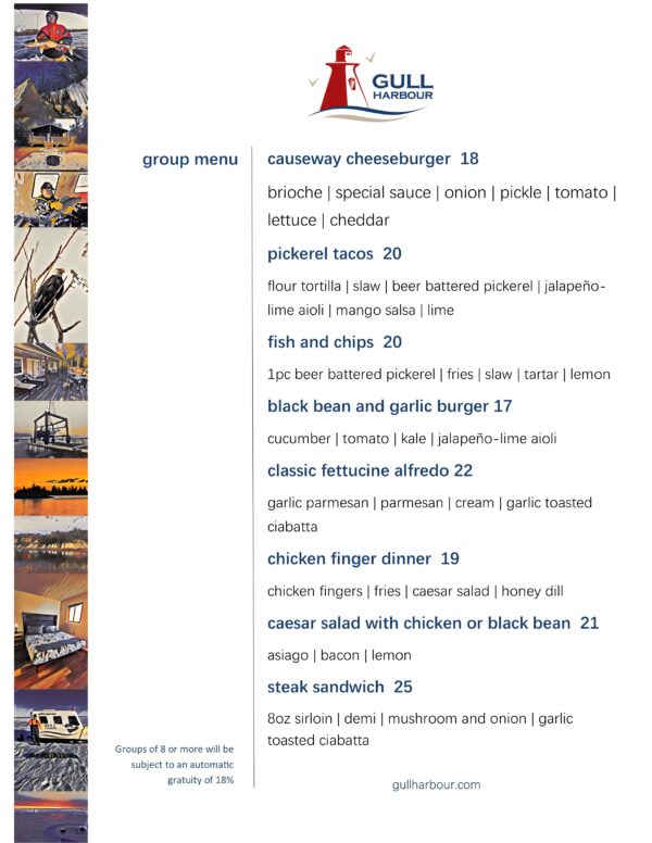 The Lighthouse Inn — Restaurant + Lounge – Gull Harbour Marina and ...